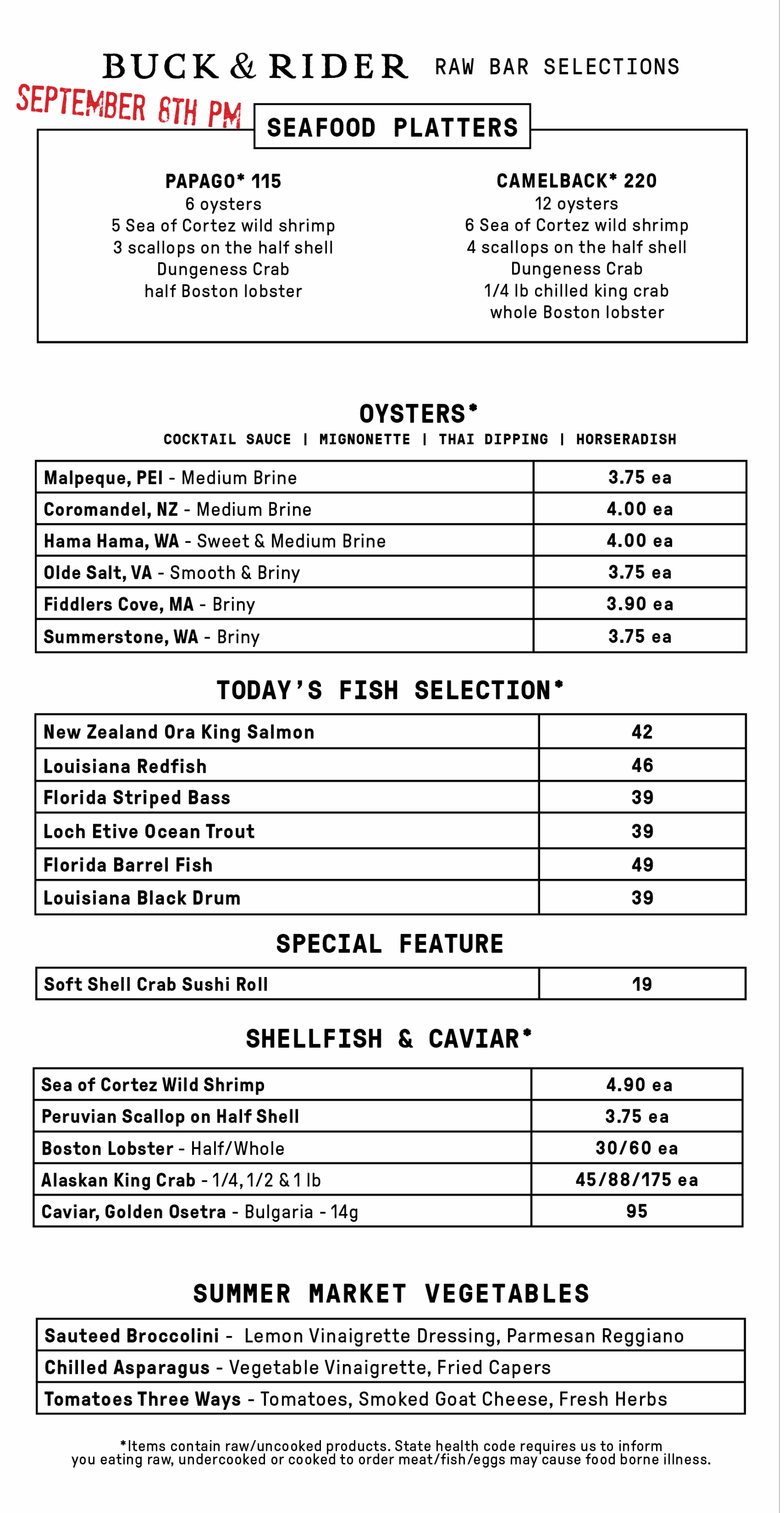 Seafood Restaurant in Phoenix AZ - Buck & Rider