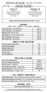 Buck & Rider - Seafood Restaurant Arizona - Dinner, Lunch, Brunch