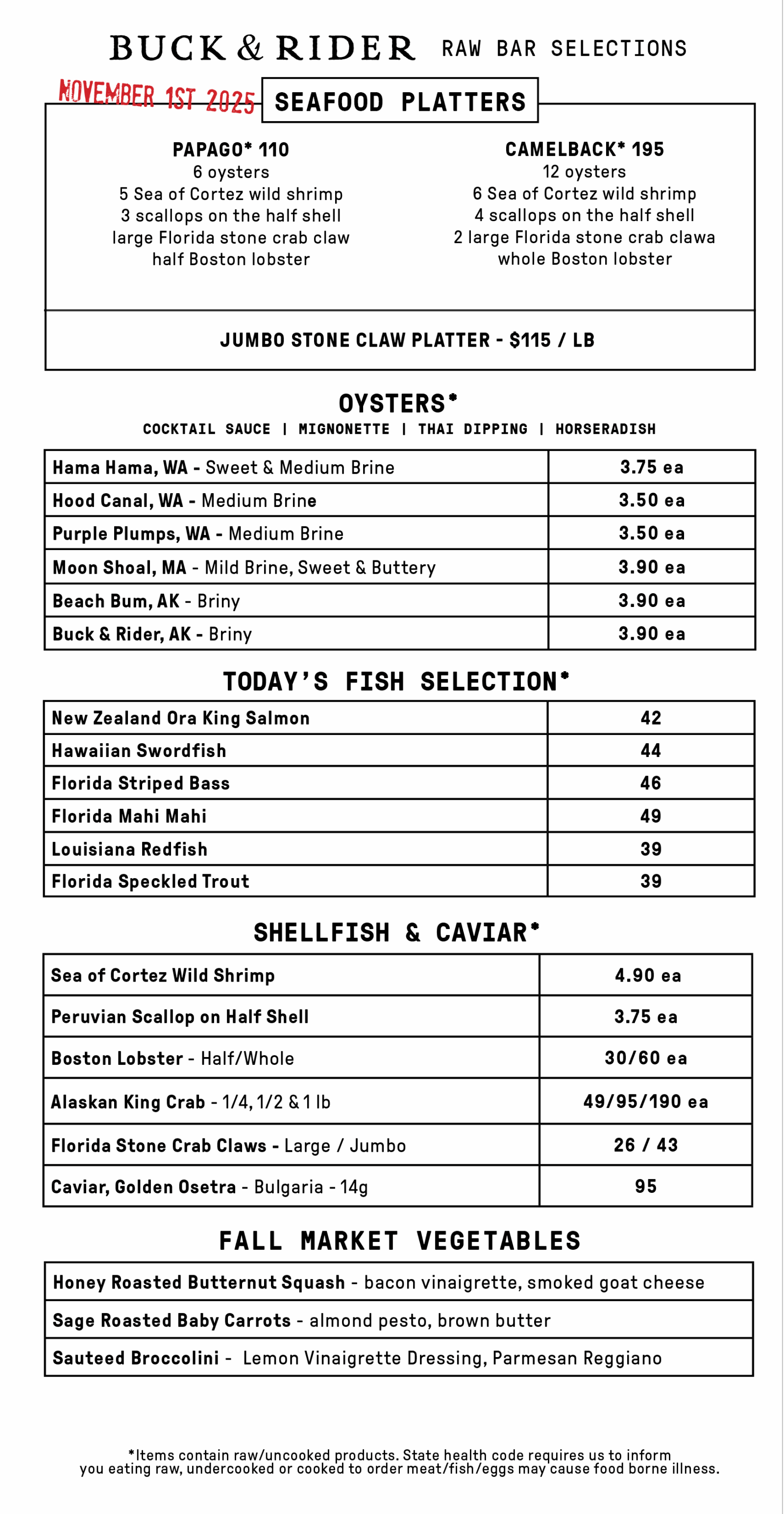 Private Dining - Buck and Rider